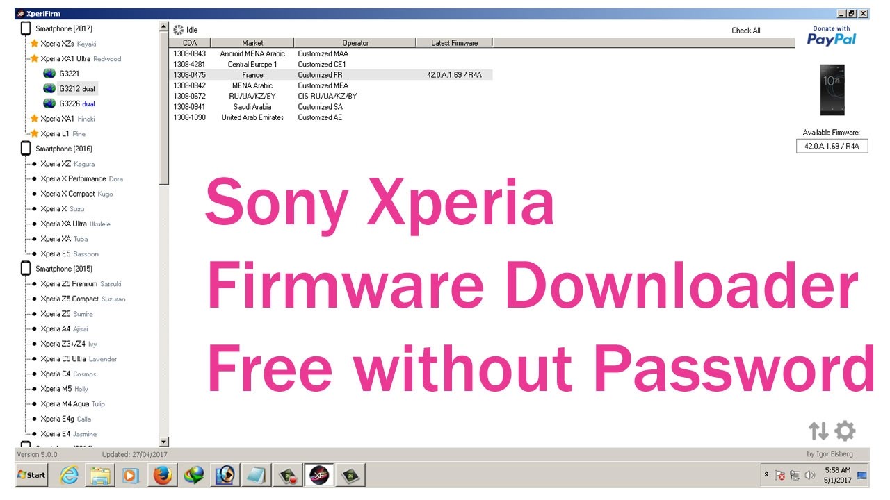 Flashing Xperia Firmware Using Flash Tool - YouTube