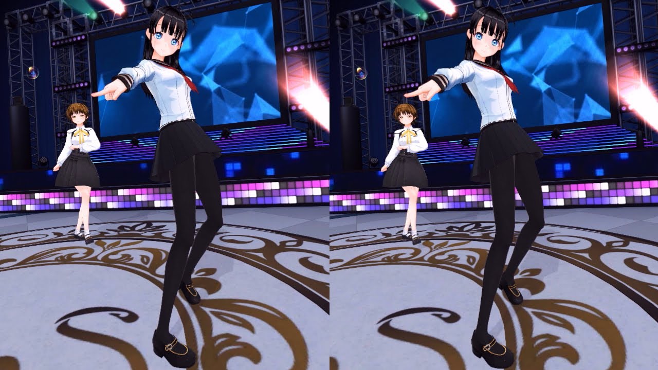 【明日ちゃんのセーラー服】[VR映像]こみちと景 ♪rainy unbalance[COM3D2 Fb] - YouTube