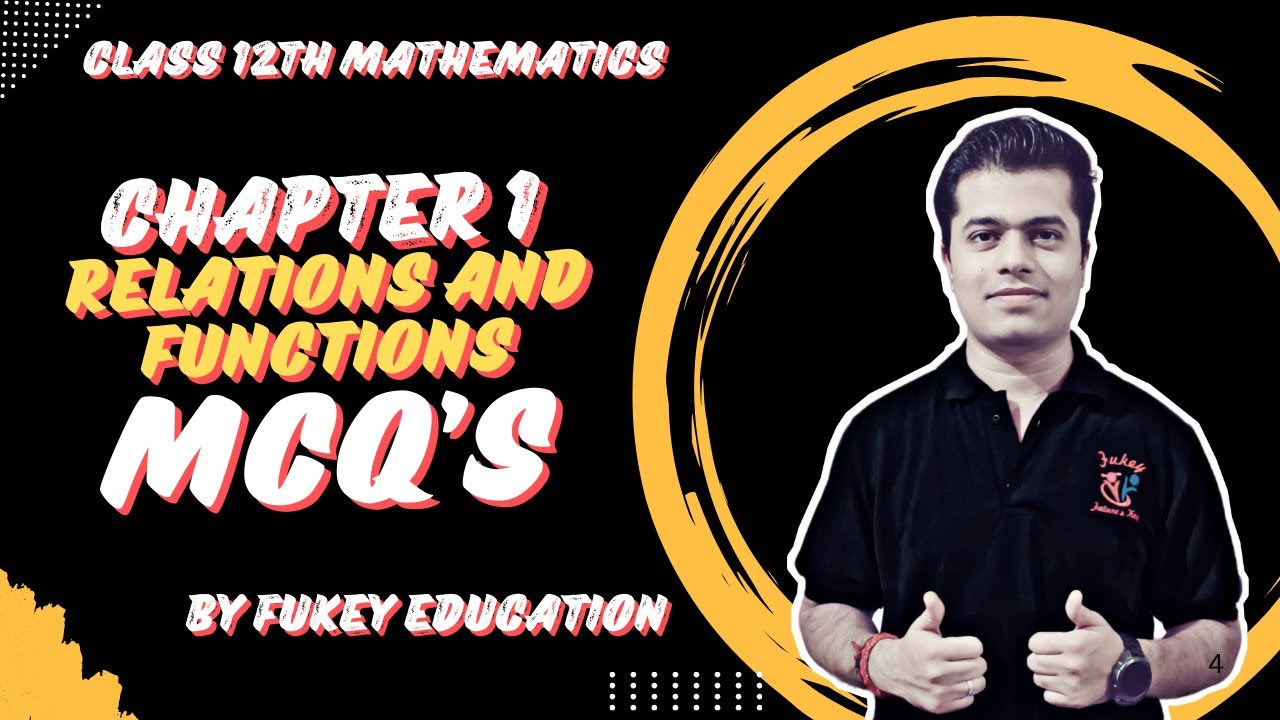 Class 12th Mathematics Chapter-1 Relations and Functions - YouTube