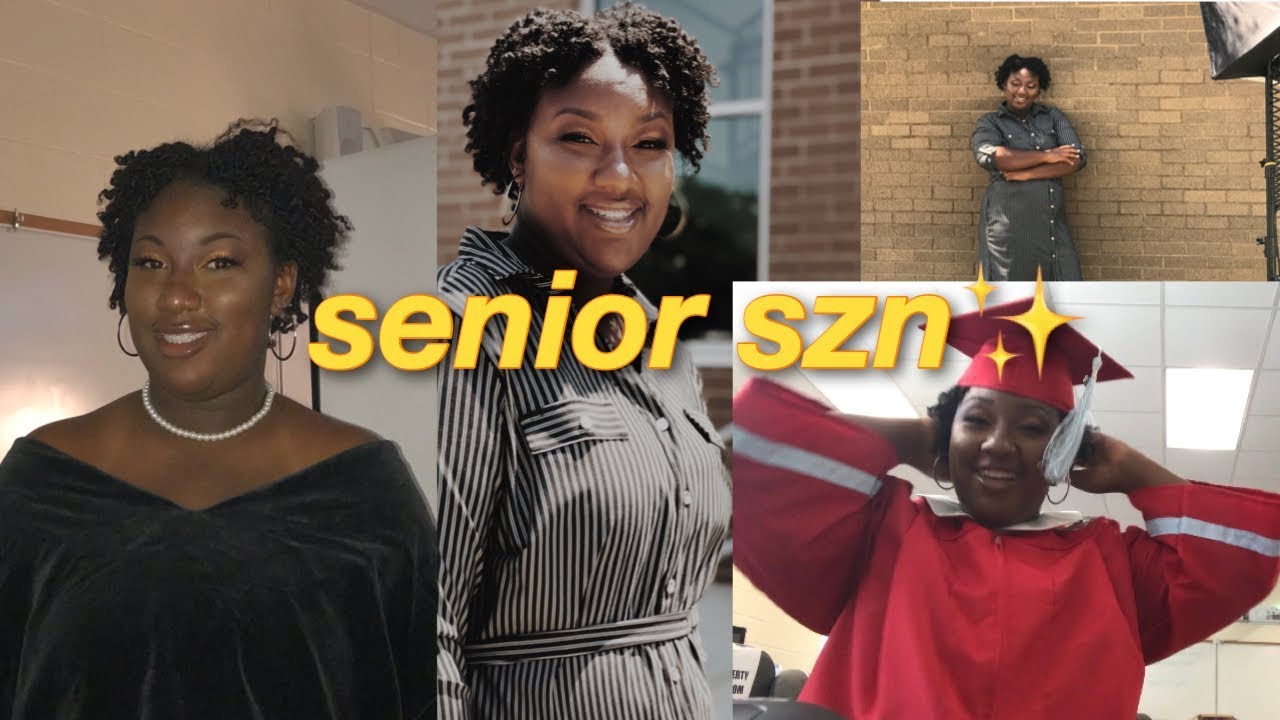 Senior szn | senior pictures grwm/ vlog - YouTube