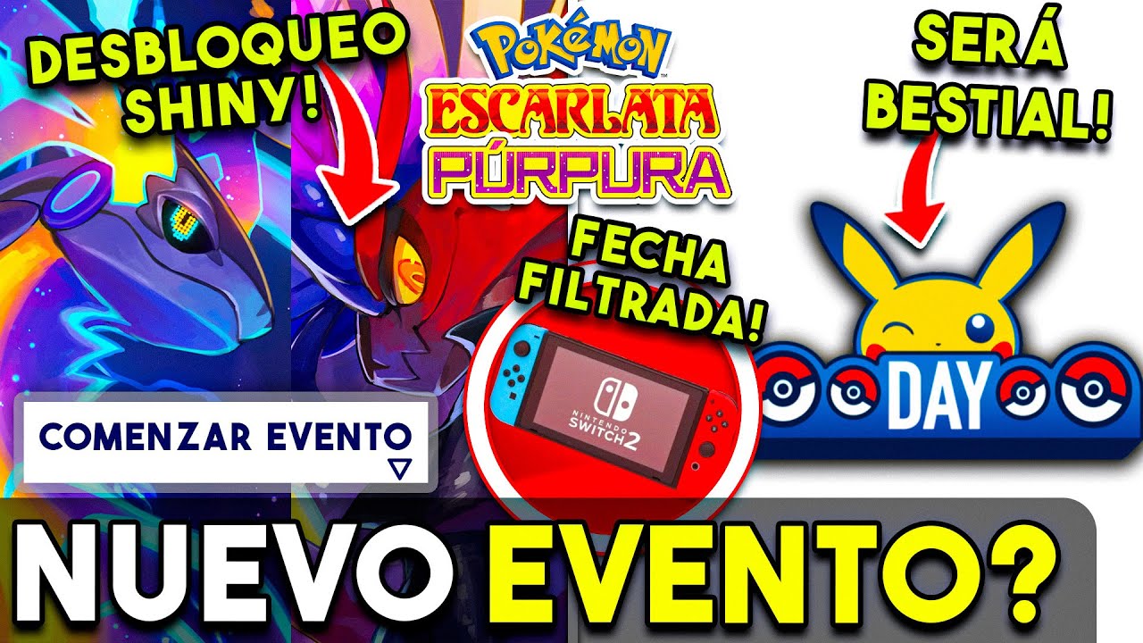 🔥BOMBAZO🔥 VIENEN EVENTOS de LEGENDARIOS en Pokémon Escarlata y Púrpura ...