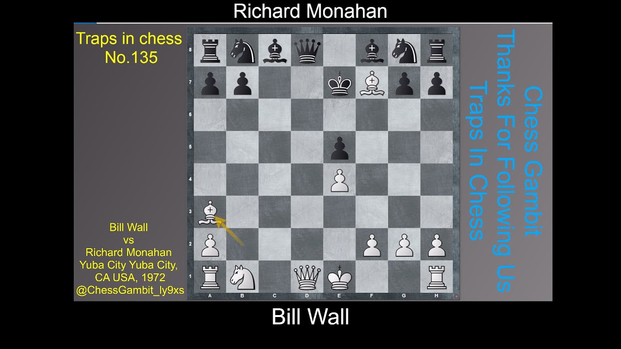 Bill Wall vs Richard Monahan #Traps in chess #135 - YouTube
