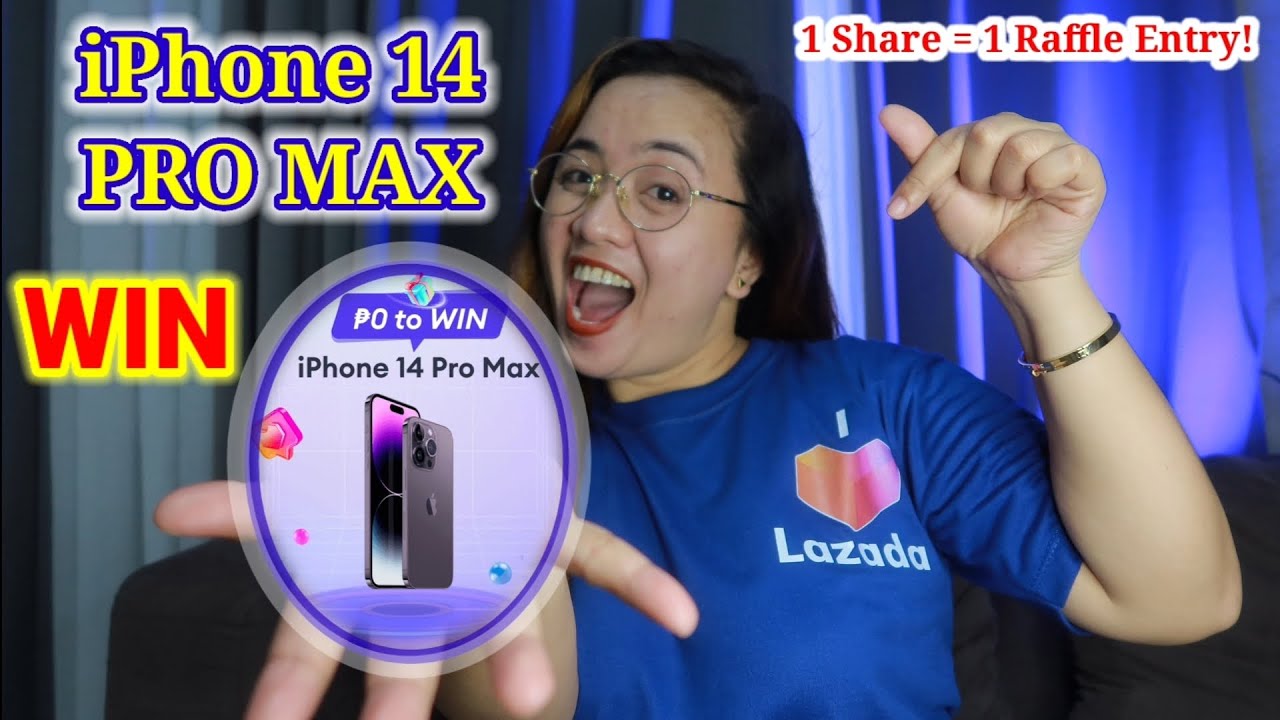 Win iPhone 14 Pro Max | Win Daily Prizes @LazadaPhilippines - YouTube