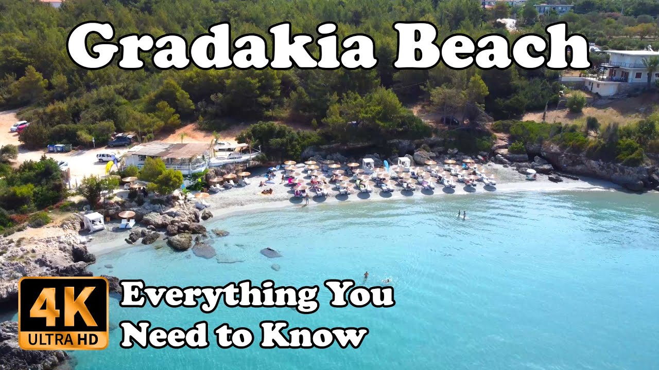 Gradakia Beach Lassi Kefalonia (Cephalonia) in 4K - Everything ...