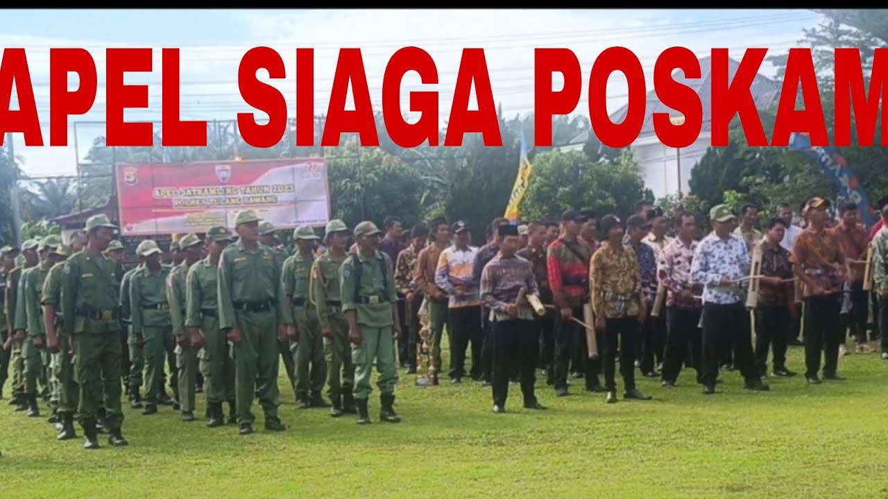 JUARA POSKAMLING TUBA, SIMULASI PUKUL KENTONGAN - YouTube