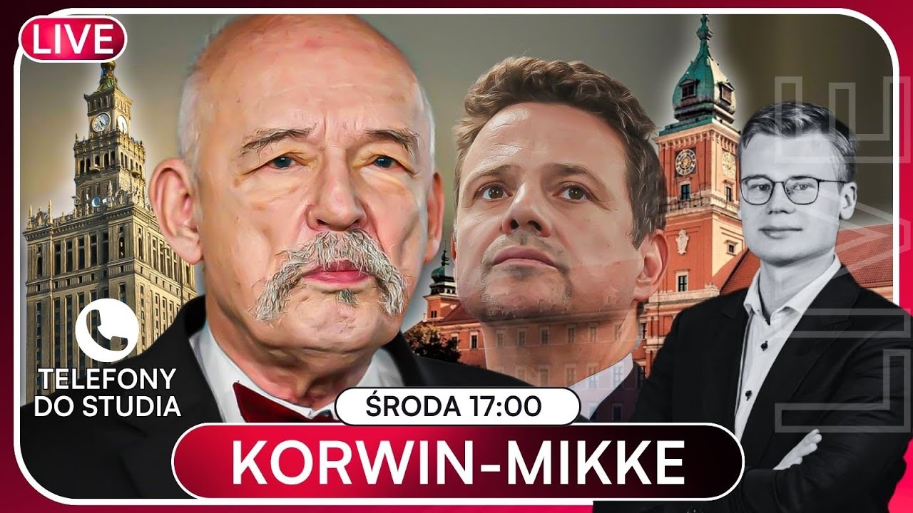 KORWIN KPI Z TRZASKOWSKIEGO! l NA ŻYWO l * telefony do studia - YouTube