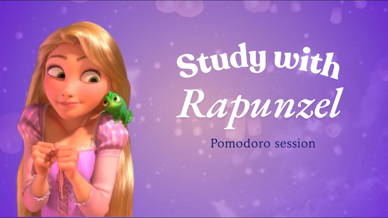 study with rapunzel | aesthetic lofi music with pomodoro timer (tangled edition) - YouTube