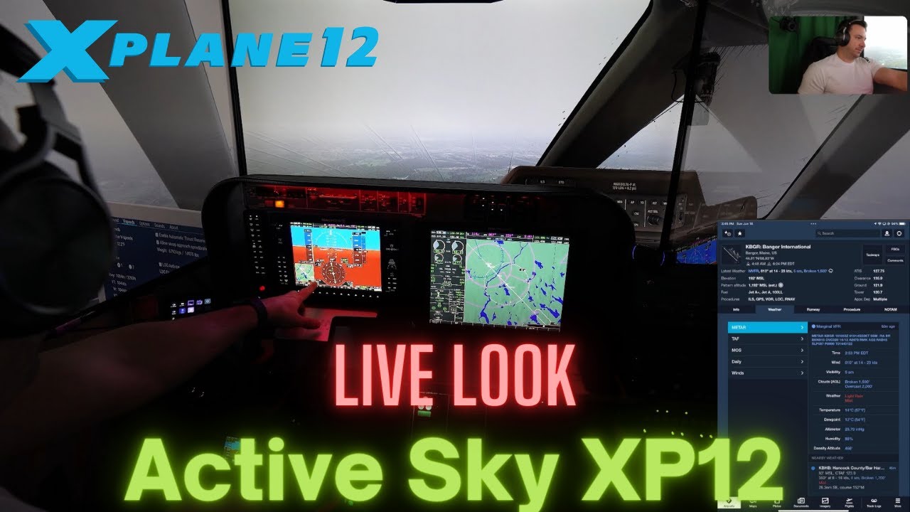 LIVE Look: Active Sky XP12 - YouTube