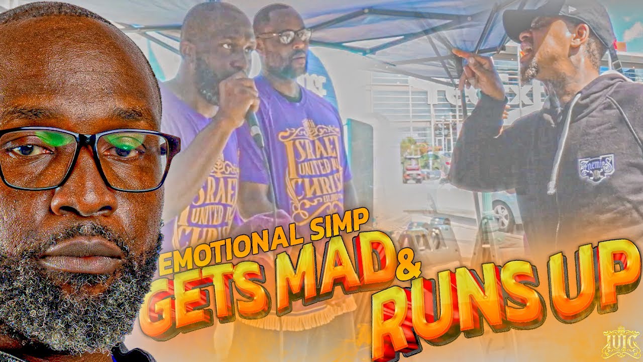 Emotional Simp Gets Mad & Runs Up! - YouTube