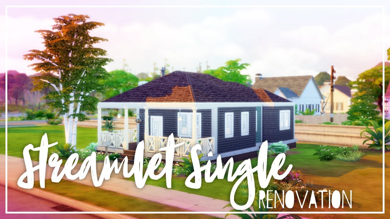 Streamlet Single Renovation - Renovation - The Sims 4 - YouTube