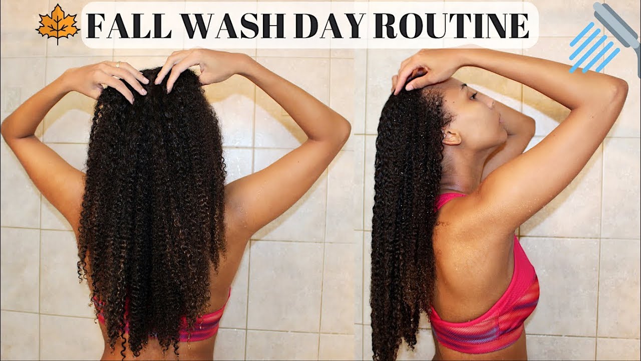 NATURAL HAIR 💦 WASH DAY ROUTINE for Length Retention + Moisture (Start ...