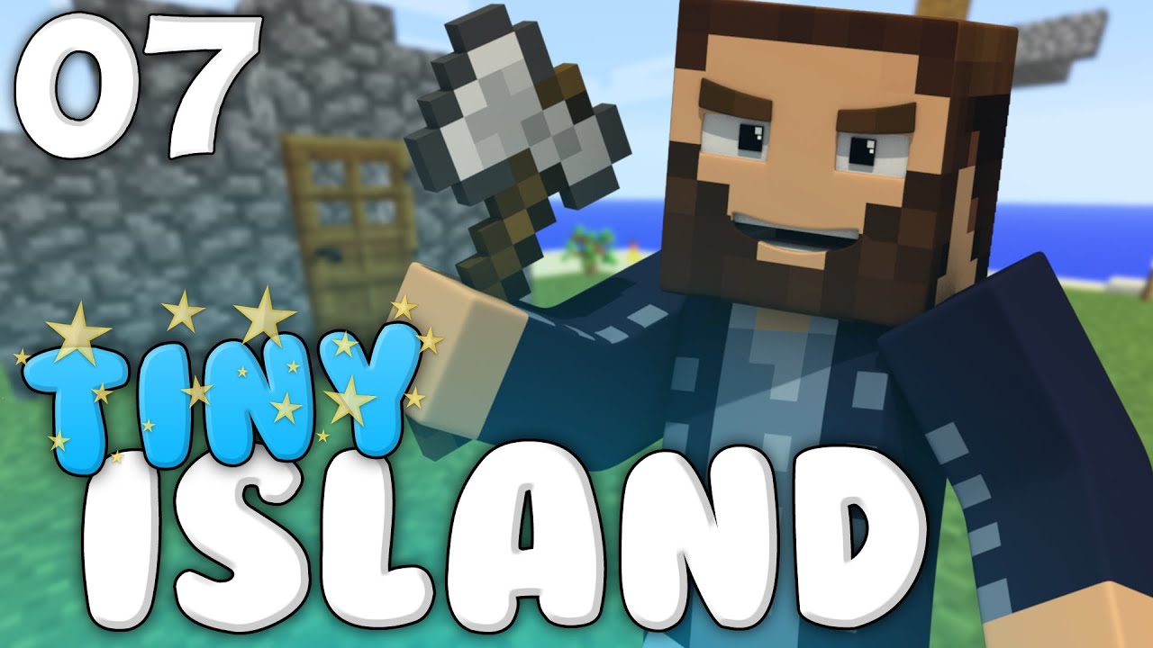 Minecraft: Tiny Island Survival - EP. 07 - "HOUSE PROGRESS!" - YouTube