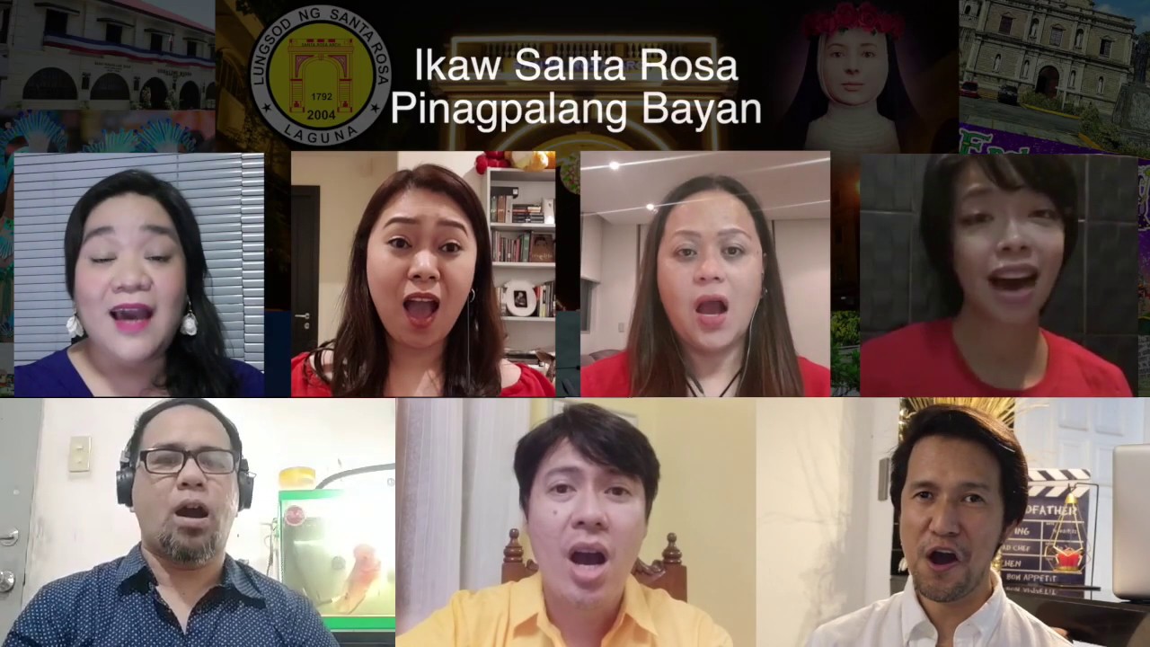 SANTA ROSA HYMN - Lyric Video (City of Santa Rosa, Laguna) - YouTube