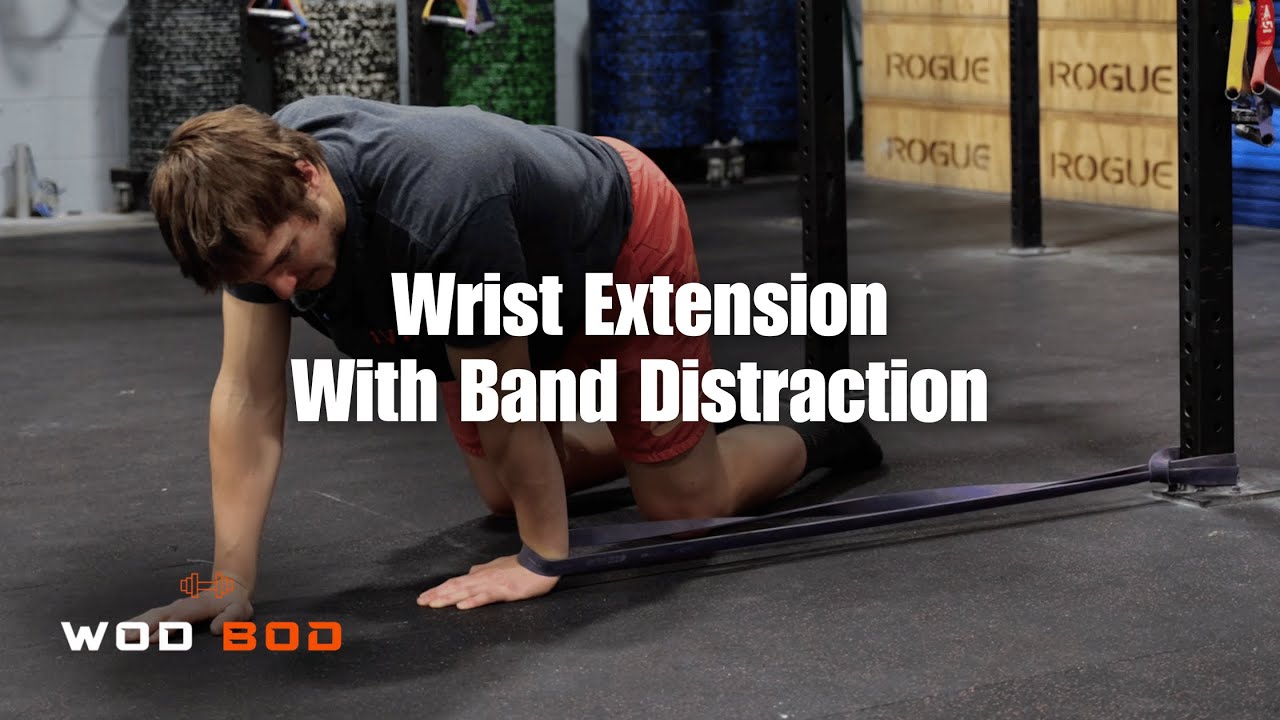 Wrist Extension Stretch With Band Distraction - YouTube
