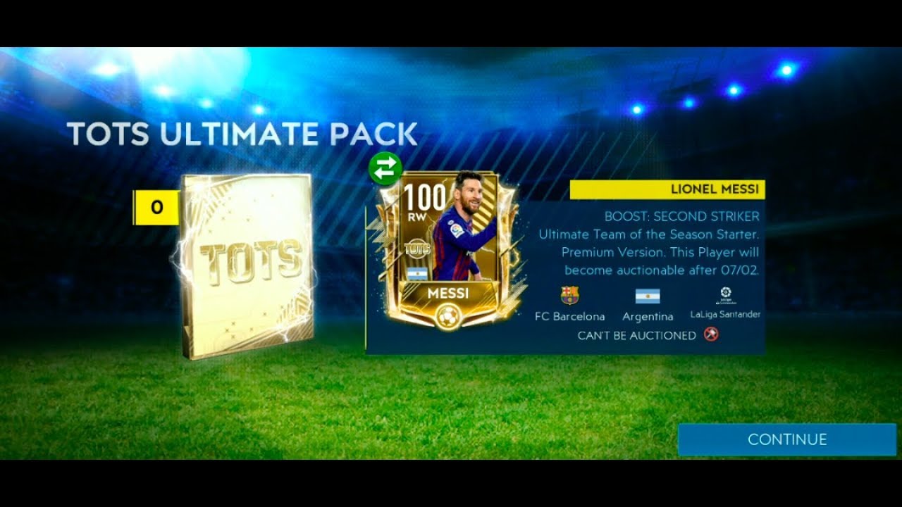I GOT MESSI UTOTS 🔥🔥 || FIFA MOBILE 19 UTOTS PACK OPENING - YouTube