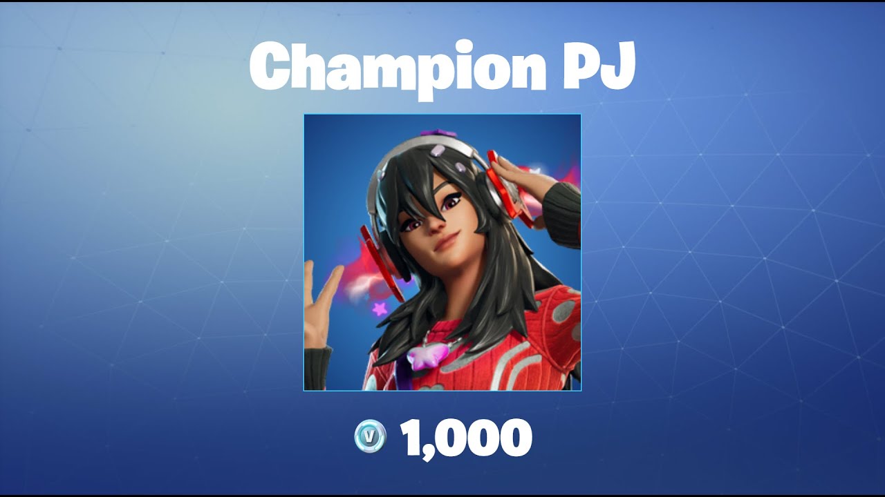 Champion PJ | Fortnite Outfit/Skin - YouTube