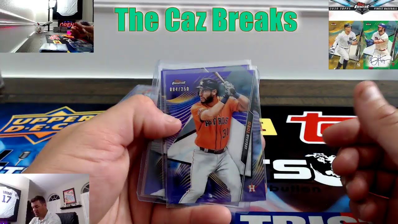 2020 Topps Finest 4x Box 1/2 Case Break #1 (Ebay Break) - YouTube
