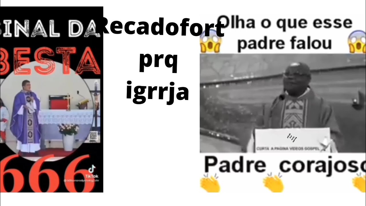 padr fala sobre o sinal da besta. Jesus está voltando!!! corram tá ...