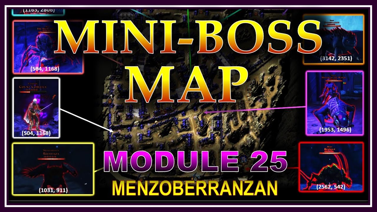 M25 MINI-BOSS MAP: Use to get "NEW" Legendary Gear, Rings ...