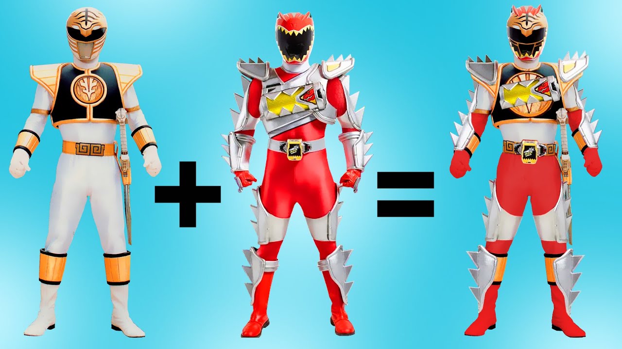 WHITE RANGER MIGHTY MORPHIN fusion RED RANGER DINO SUPER DRIVE | what ...