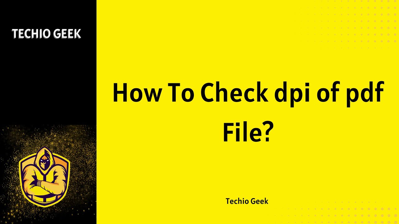 How To Check dpi of pdf File? - YouTube