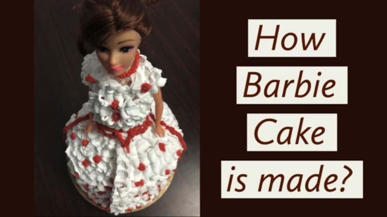 How to make Barbie Doll Cake? Barbie Cake Tutorial #birthdaycake - YouTube