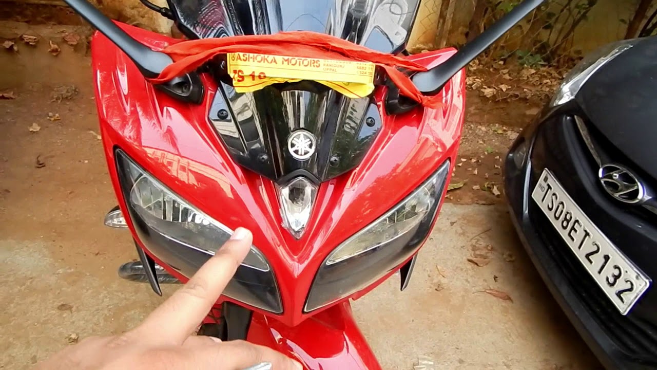 How to adjust the bike head light focus| High beam | low beam| Yamaha ...