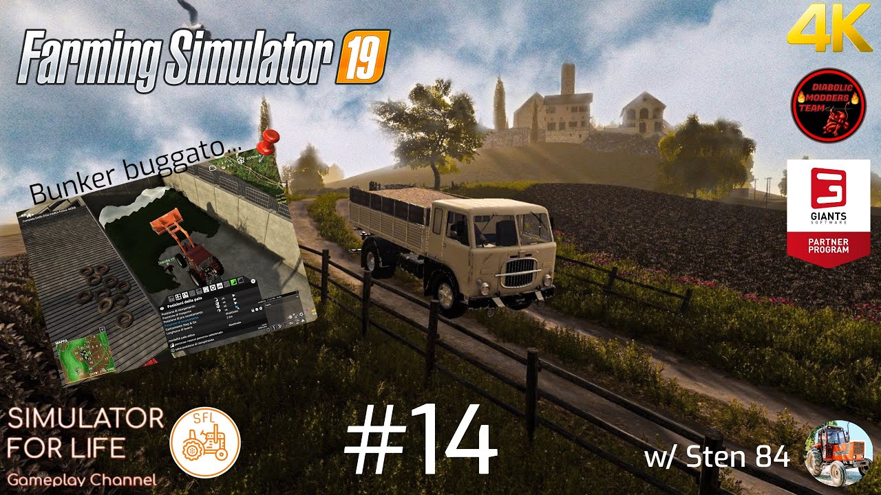 #14 GROSSI BUG CON IL BUNKER + NUOVO CAMION w/ Sten 84 - MAPPA ITALIA - FARMING SIMULATOR 19 ITA ...