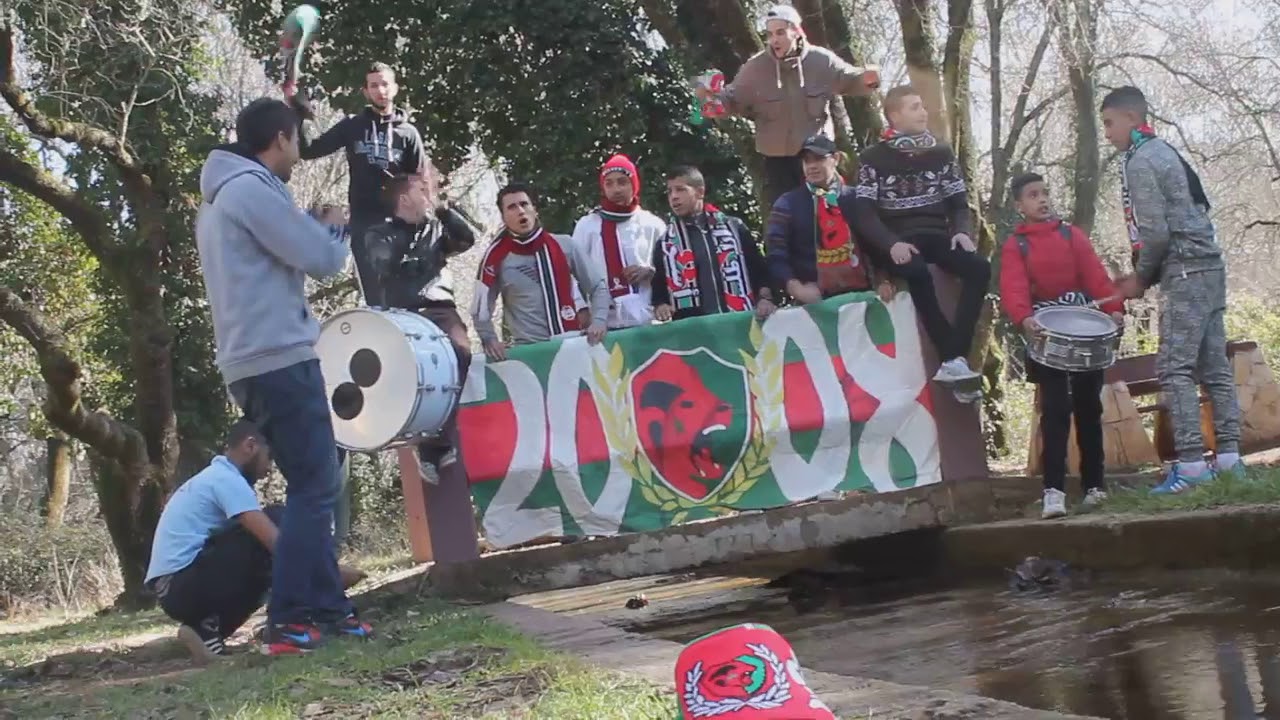 Ambience Wlidat Ultras Lions De L'Atlas a Ifran Ain Vital - YouTube