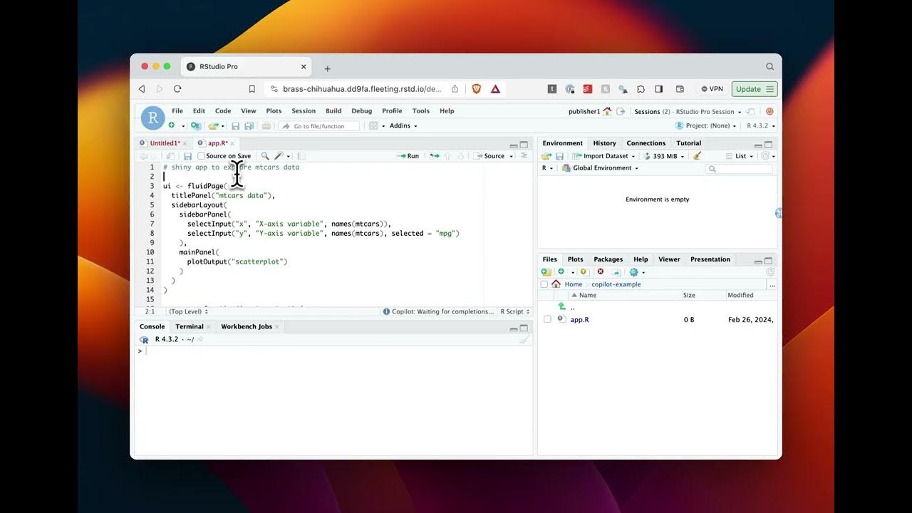 Using GitHub CoPilot in RStudio - YouTube