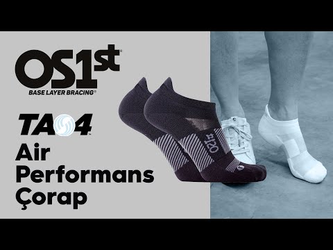 OS1st. TA4 Süper ince, hafif, antibakteriyel iplik, spor çorabı