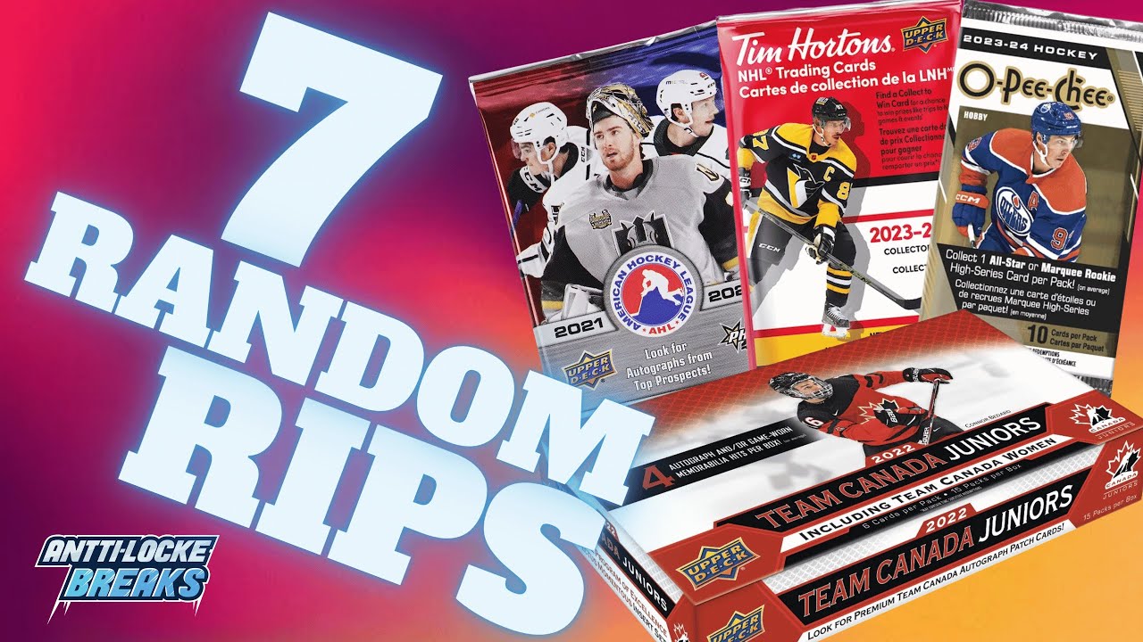 "Bedard's Consolation Prize!" - 7 RANDOM RIPS (Random Hockey Card Packs ...