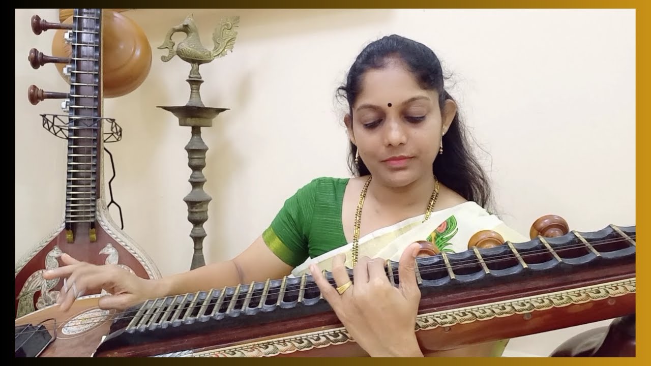 Carnatic Veena basics | Jathiswaram | Raga Abhogi - YouTube