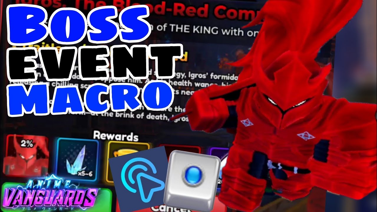 Updated AFK Method For Igris Boss Event | Anime Vanguards - YouTube