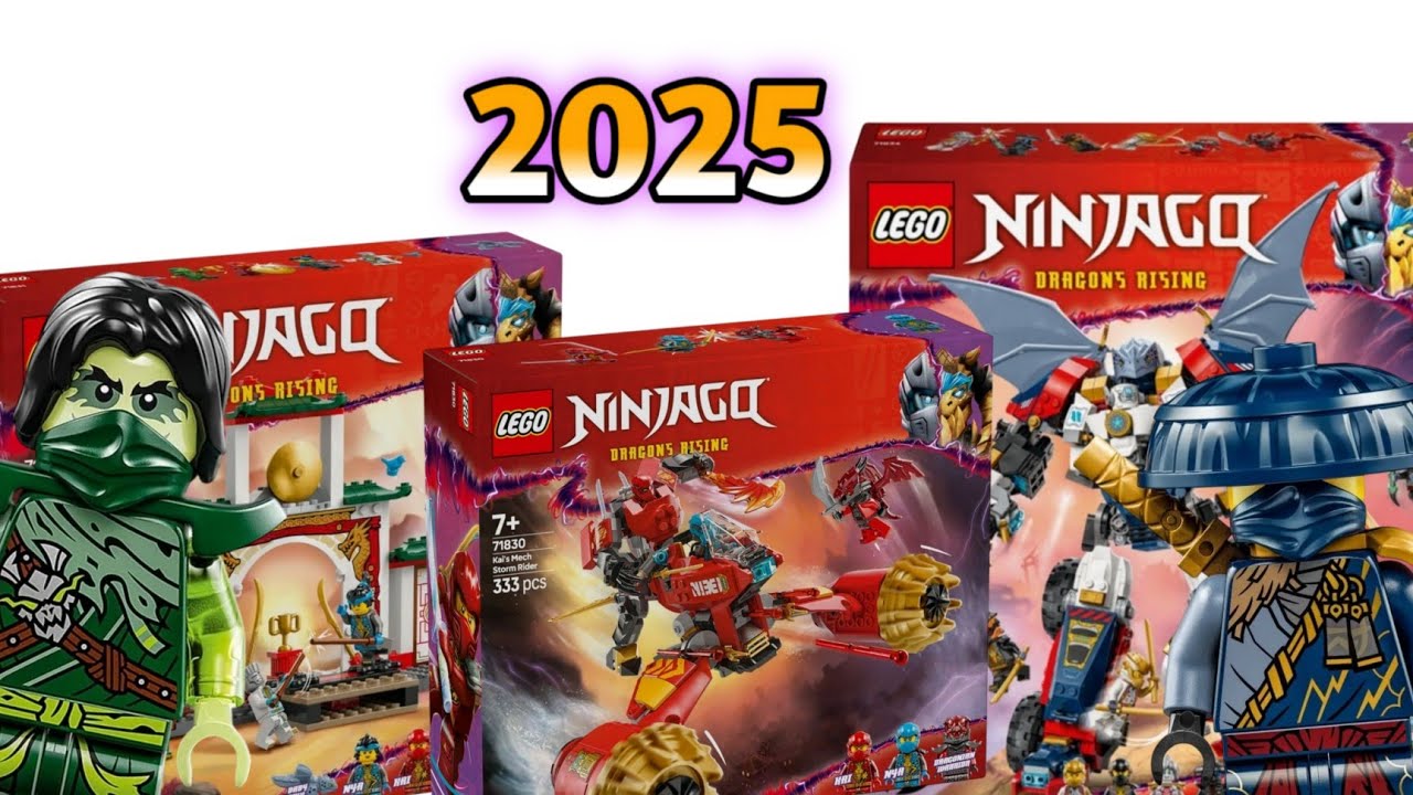 LEGO NINJAGO WINTER 2025 OFFICIAL SET IMAGES - YouTube