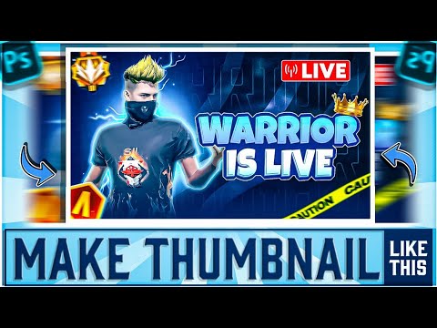 How To Make Free Fire Live Stream Thumbnail In Android | Cs Rank Push ...
