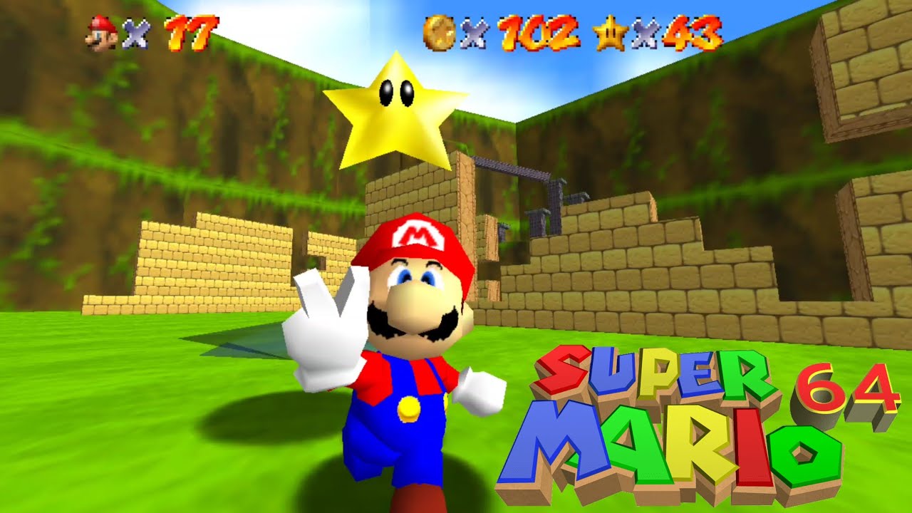 Super Mario School Run 64 v0.3.0 Screen 16:9 Bob-Ombtec Ruins And Extra ...