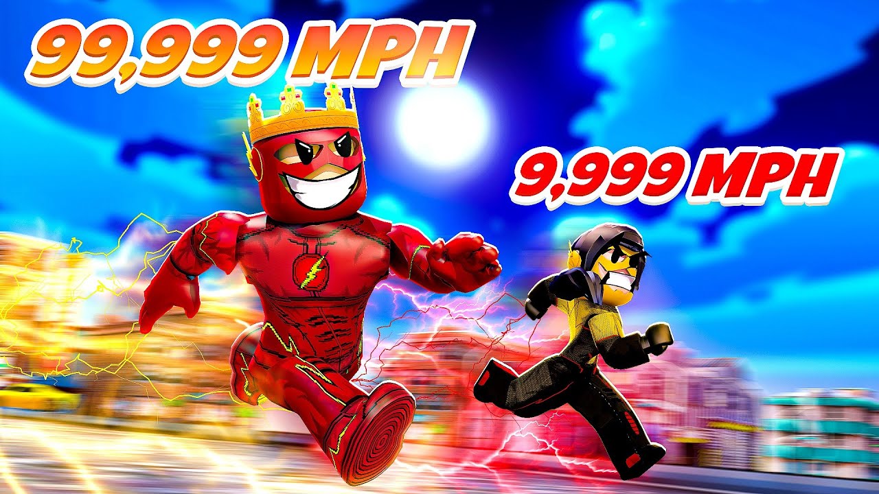 I am FLASH with EXTREME SUPER SPEED in ROBLOX - YouTube