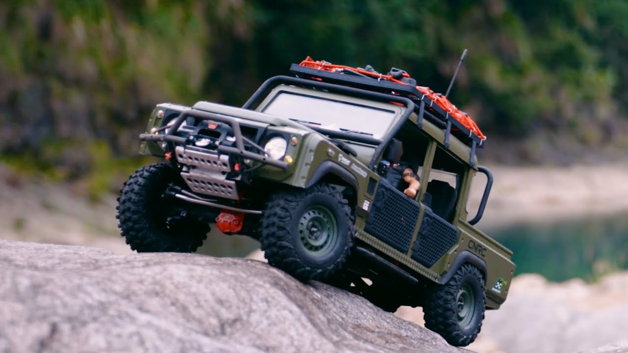 Rc Crawler Customs Defender D110 KHAN Military Pickup - HobbyWing AXE ...