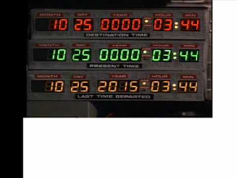 BTTF Ride Time Circuits - YouTube