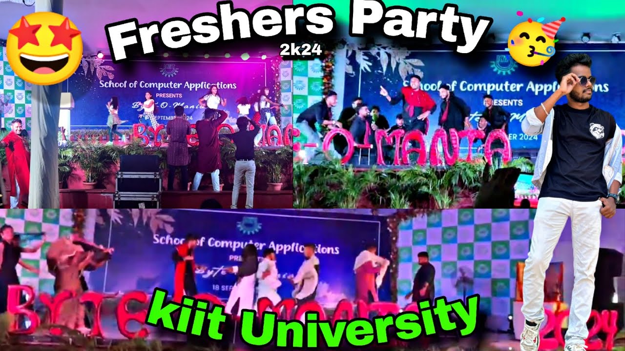 kiit University Freshers Party For MCA,M.SC,BCA,B.SC 2024🤩🔥@KIIT ...