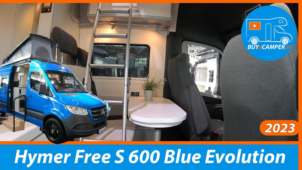 NEW MERCEDES CAMPERVAN | Hymer Free S 600 Blue Evolution | Made in ...