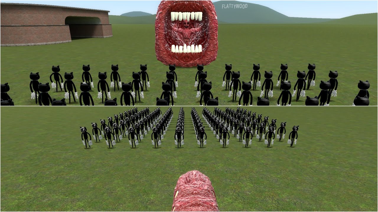 I BECOME GIANT TRAIN EATER SCARIEST WITH 100+ CARRIAGES!! Garry's Mod ...