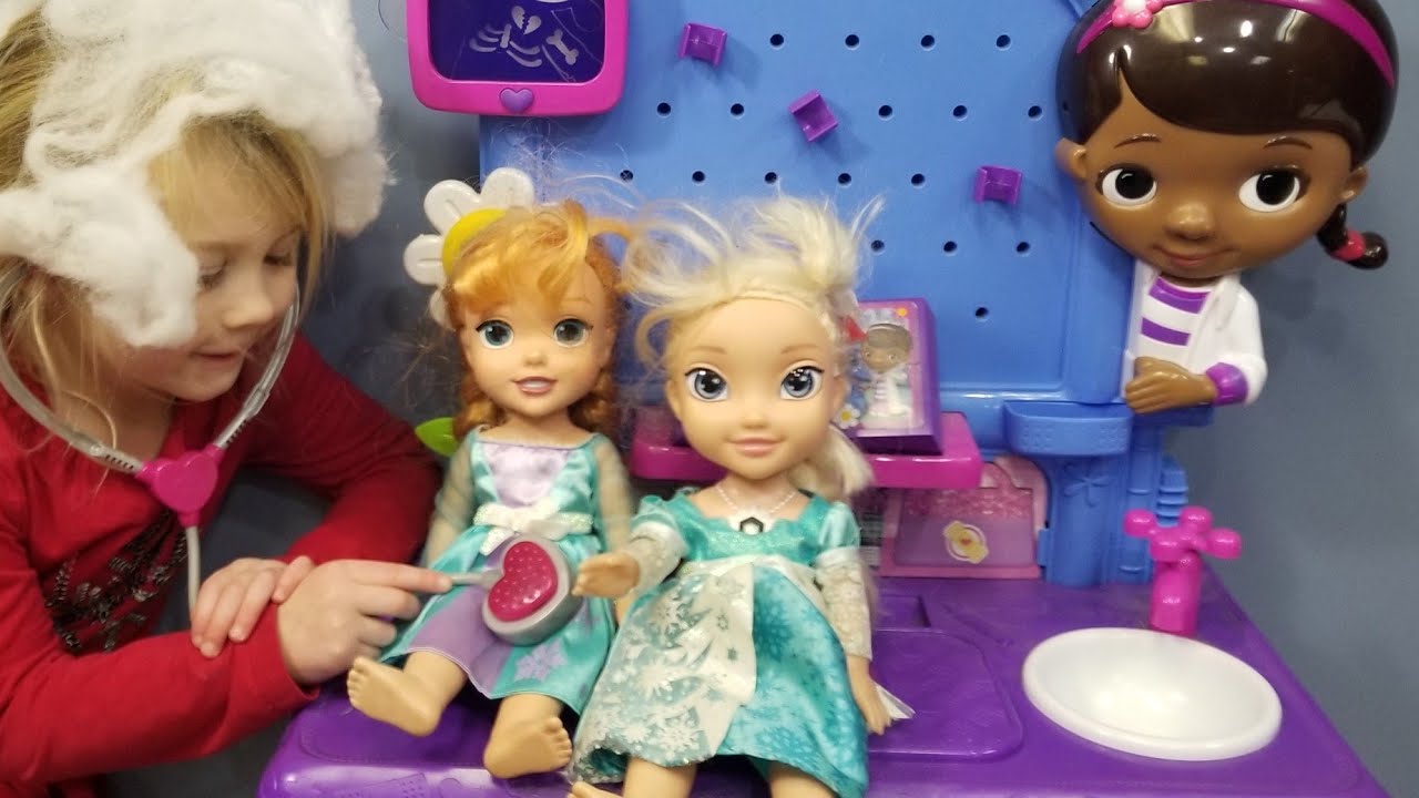 Elsia's Sick Day 2! Anna and Elsa Toddler Videos - Doctors Sick Visit ...