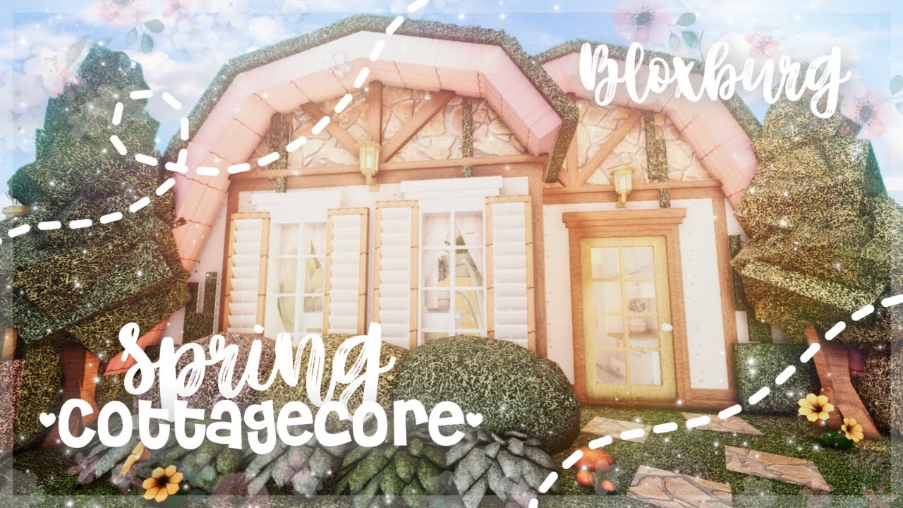 Roblox Bloxburg - Spring Cottagecore One-Story House - Minami Oroi ...