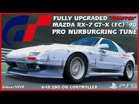 Gran Turismo 7 - 989HP Mazda RX-7 GT-X (FC) '90 Pro Tune | Nurburgring | 787B Engine Swap | #GT7 ...