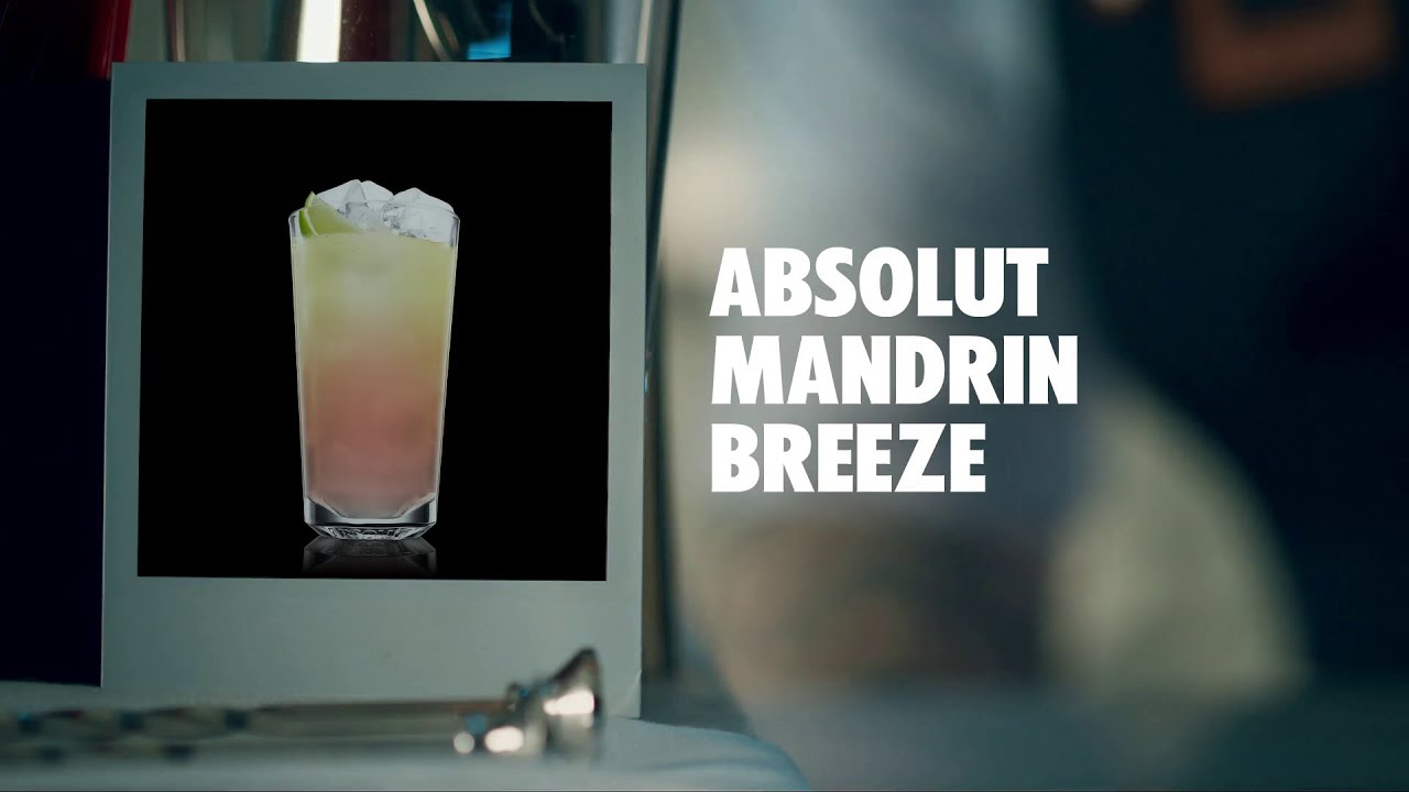 ABSOLUT MANDRIN BREEZE DRINK RECIPE - HOW TO MIX - YouTube
