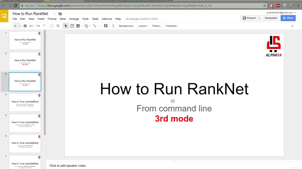 Lecture 3, Displaying Mode 3 for RankNet - YouTube