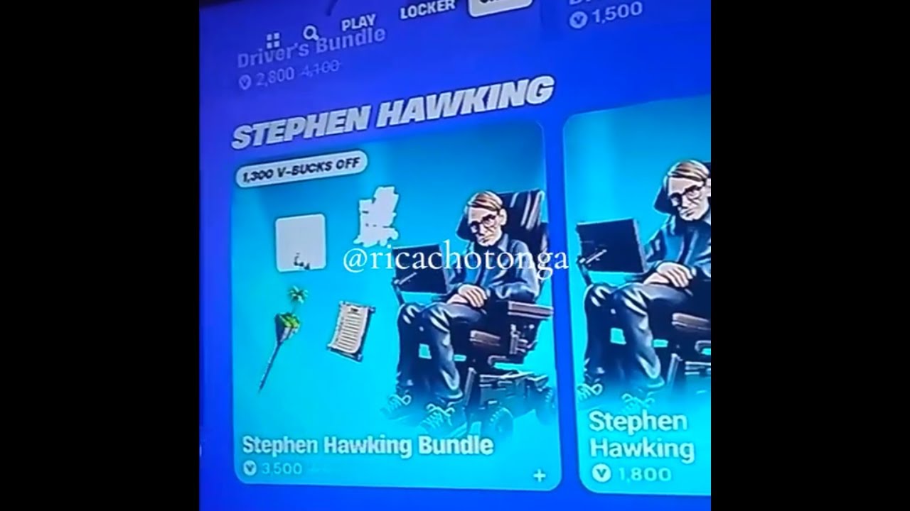 Stephen Hawking in fortnite ♿ 💀 - YouTube