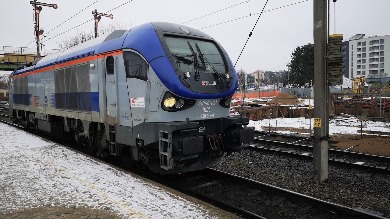 Pesa Gama locomotive attaching to train IC 144 Krakow-Mockava in ...